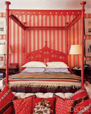 Red Patterns on The Walls - Panda's House