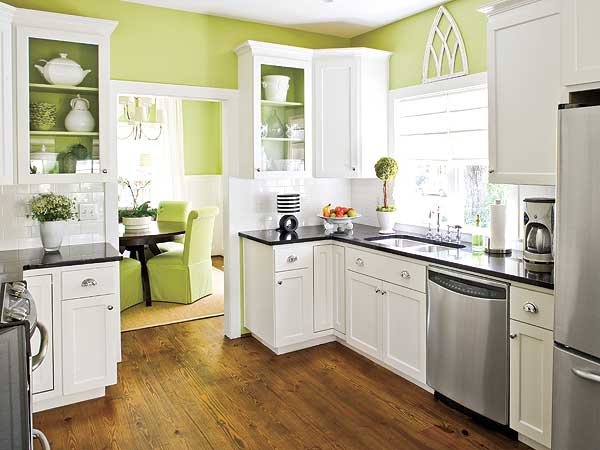 Lime Green Kitchens - Panda's House