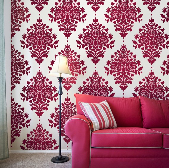 Pink Damask - Panda's House
