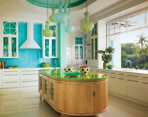 Turquoise Kitchen Ideas - Panda's House