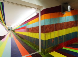 rainbow-hallway JVA-Prison in Düsseldorf by Markus Linnenbrink - Panda ...