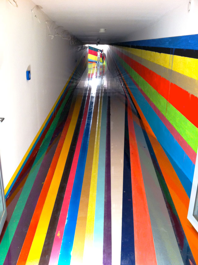 rainbow-hallway JVA-Prison in Düsseldorf by Markus Linnenbrink-7 ...