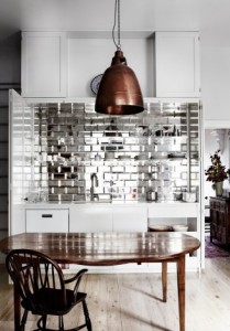 Vintage Mirror Splashback - Panda's House